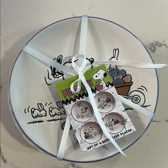 Peanuts | Kitchen | Peanuts Snoopy Appetizer Plates | Poshmark